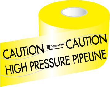 High Pressure Pipeline Detectable Tape | Underground Warning Tape