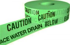 CAUTION SURFACE WATER DRAIN Warning Tape - Underground warning tape by ...