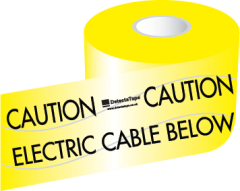 Detectable Electrical Warning Tape | Underground Warning Tape